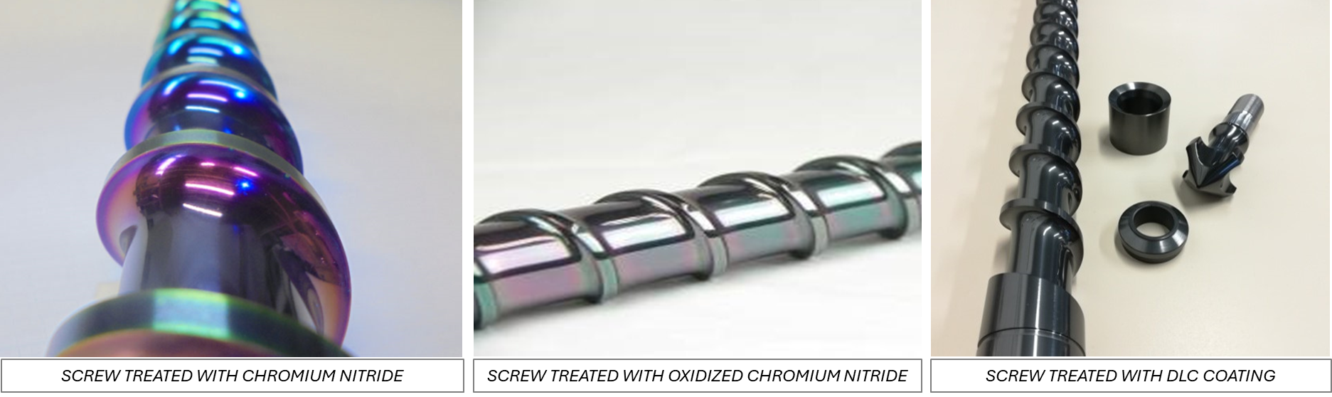 Extending the life of screws and cylinders: PVD coatings